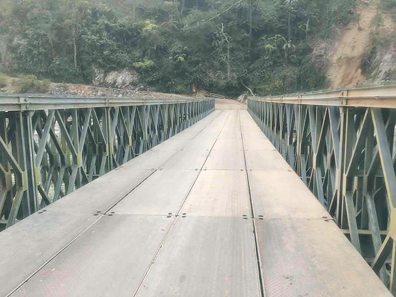 सुनकोसीमा बेलिब्रिजले यातायात सहज- समाचार - कान्तिपुर समाचार