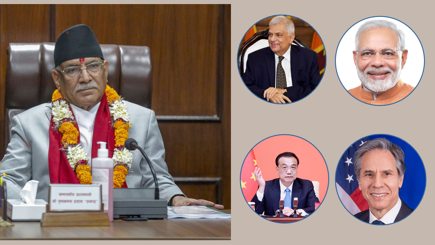 दाहाल सरकारसँग सम्बन्ध प्रगाढ बनाउने छिमेकी र शक्ति राष्ट्रको ...