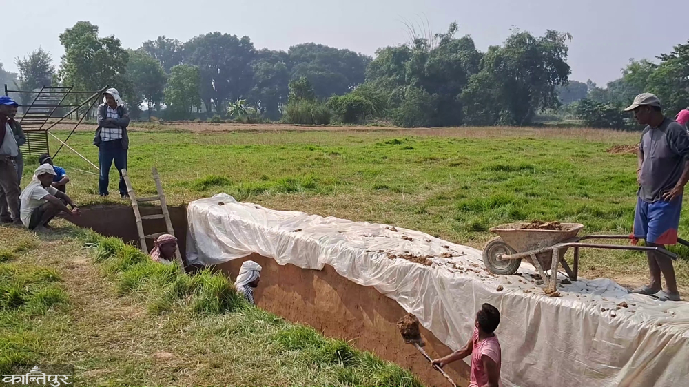 रामग्राममा उत्खनन् सुरु- समाचार - कान्तिपुर समाचार
