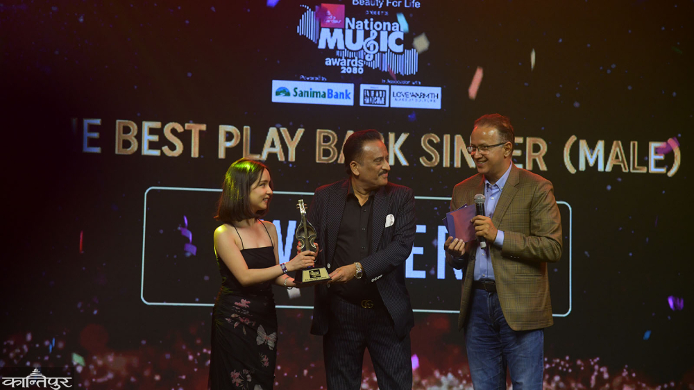 Radio Kantipur National Music Awards: Om Vikram Bista Long Sadhana ...