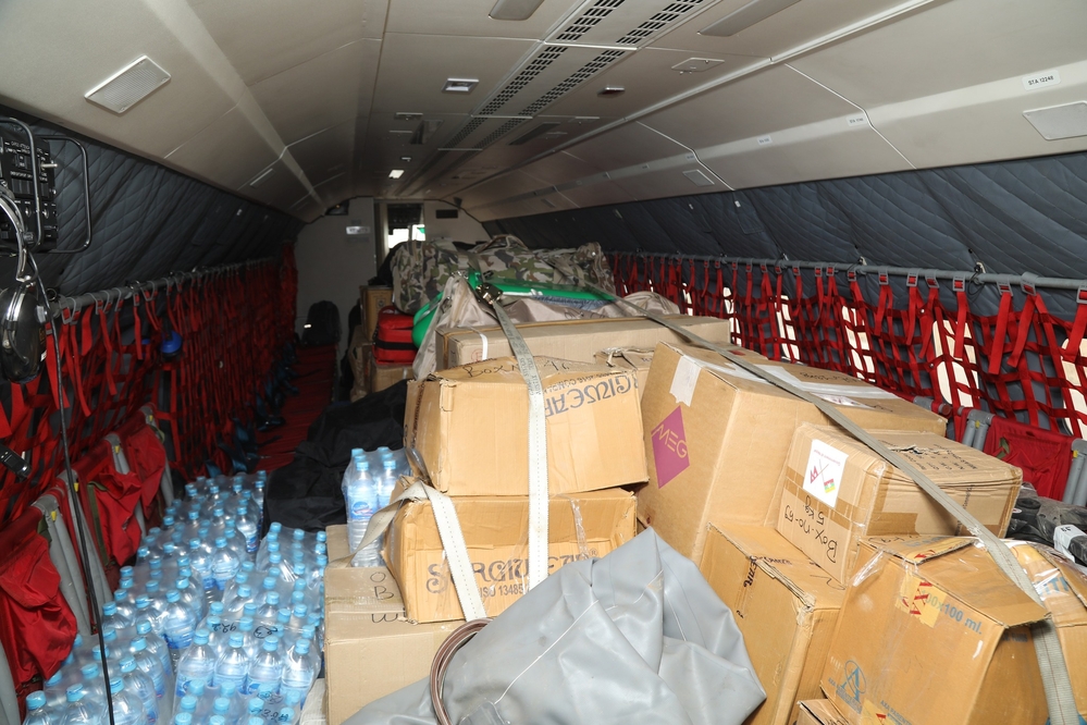 Nepalese army plane flew to Myanmar with relief to help in the ...